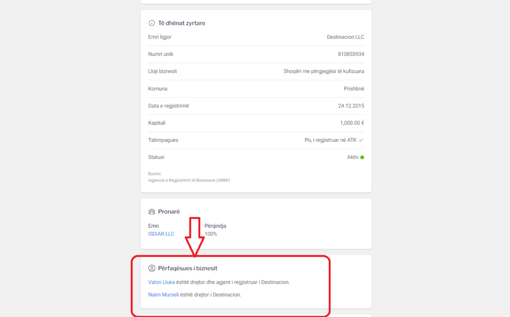 Hulumtim/Behgjet Pacolli ia kishte besuar pozitën e drejtorit Naim ...
